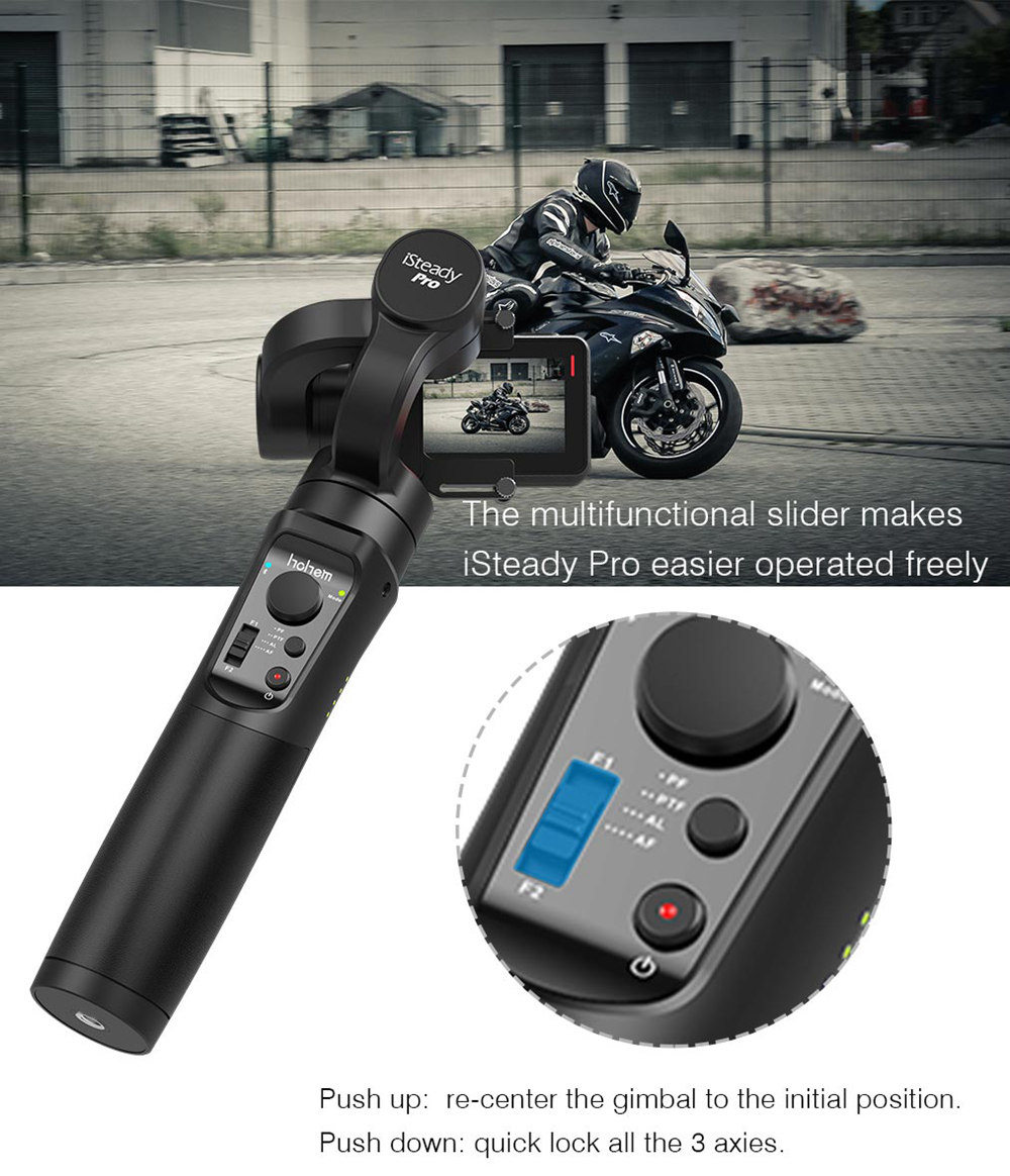 Hohem iSteady Pro 3-Axis Brushless Handheld Gimbal Stabilizer