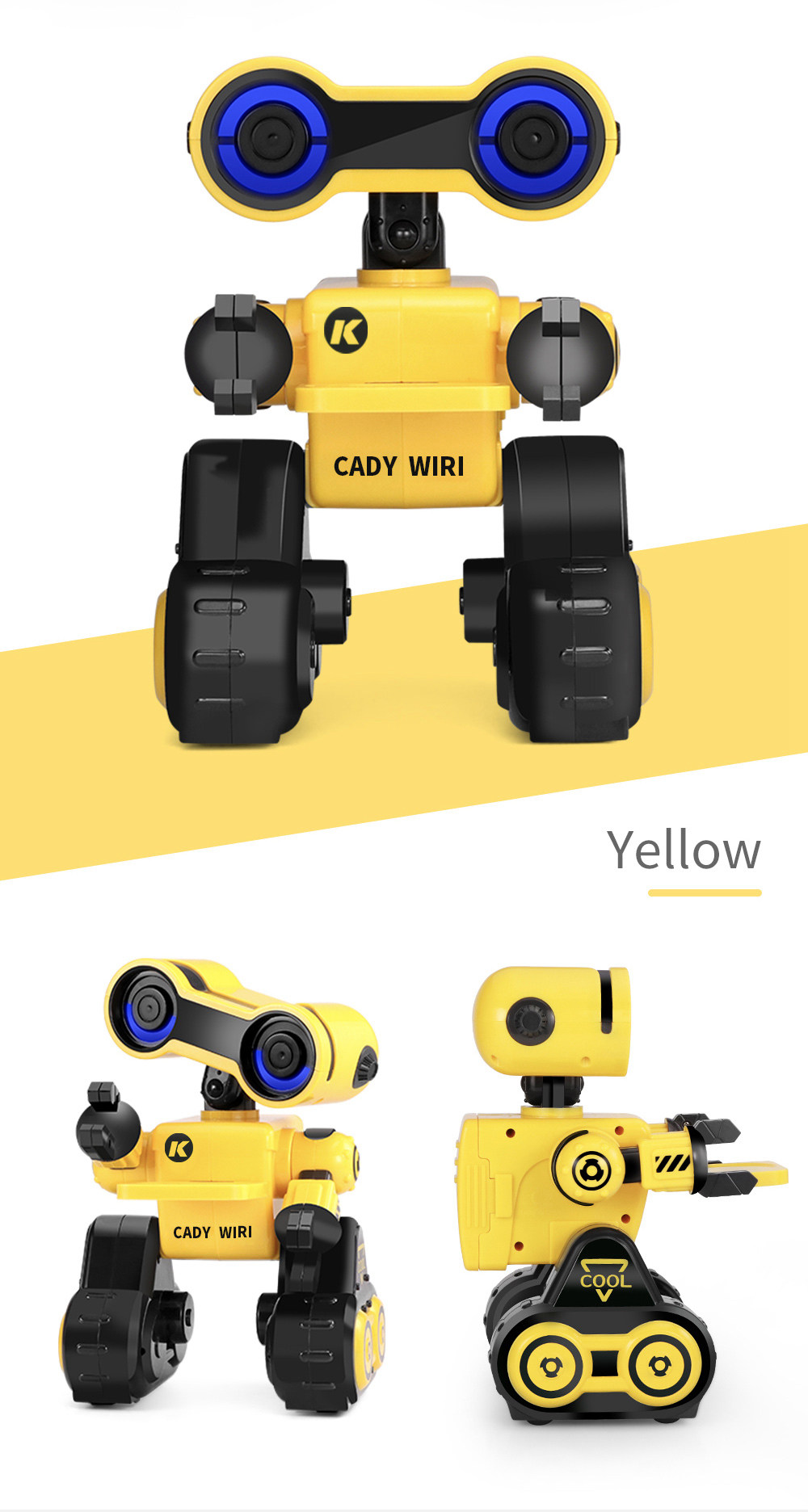 JJRC R13 CADY WIRI RC Robot Green