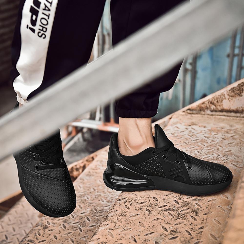 Men Mesh Running Shoes EU39.5 Black