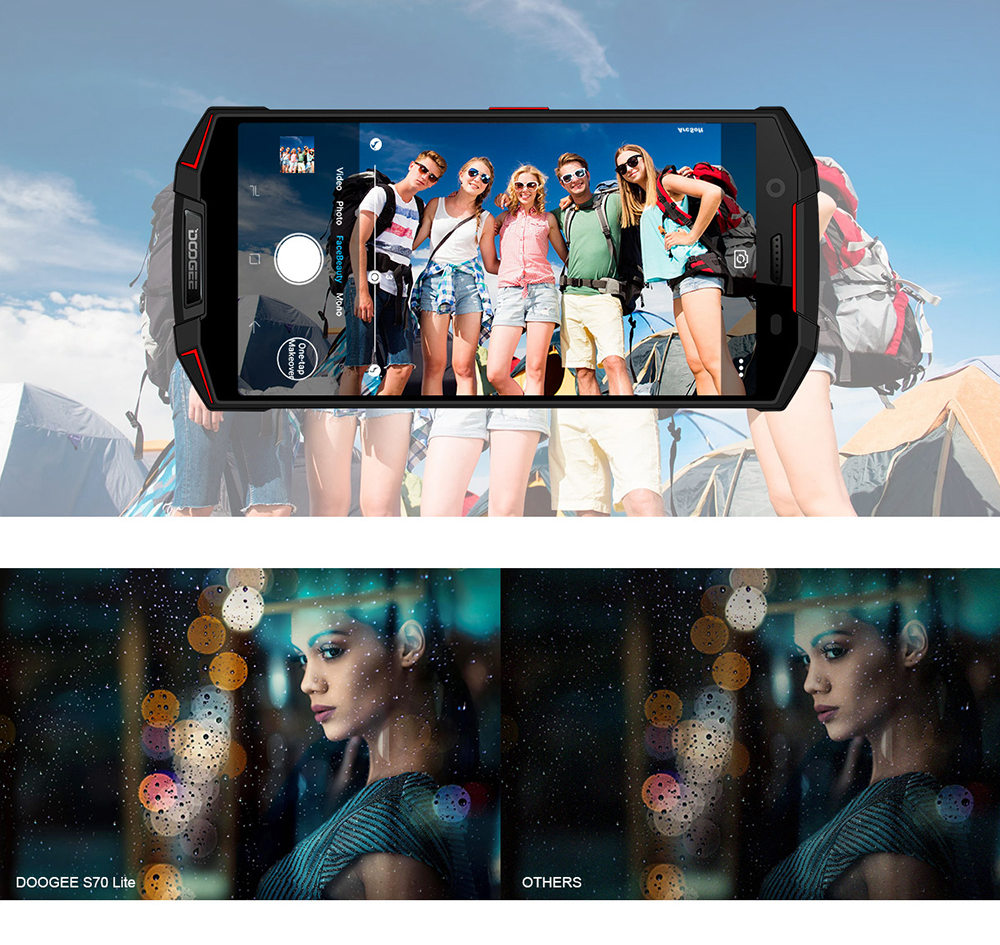 DOOGEE S70 Lite 5.99 Inch 4GB 64GB Smartphone Red