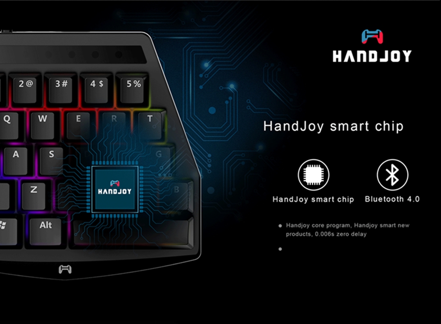 Handjoy K1 Mechanical Keyboard 28 Keys Black