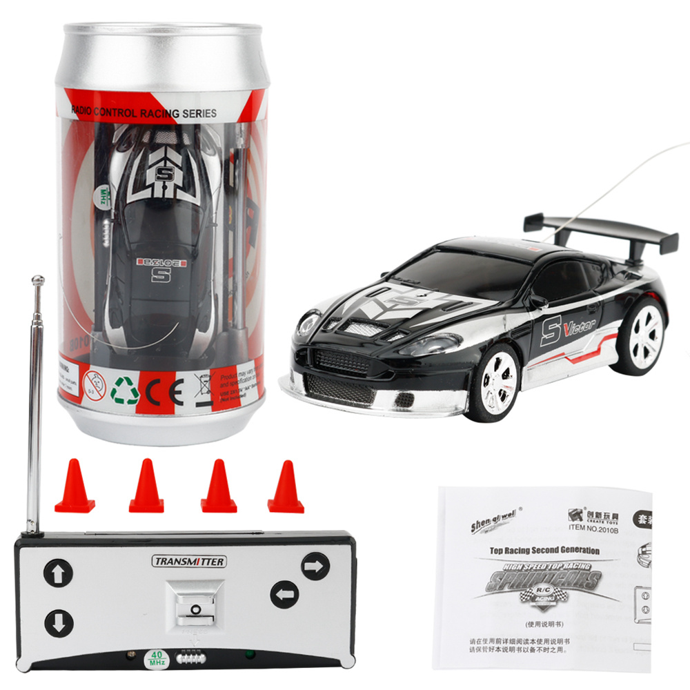 ShenQiWei 2010B 1:58 Coke Can Mini RC Car Kids Toys Random Color