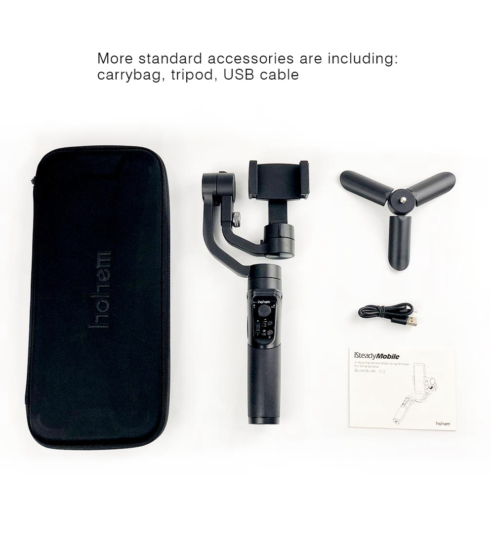 Hohem iSteady Mobile 3-Axis Brushless Handheld Gimbal Stabilizer
