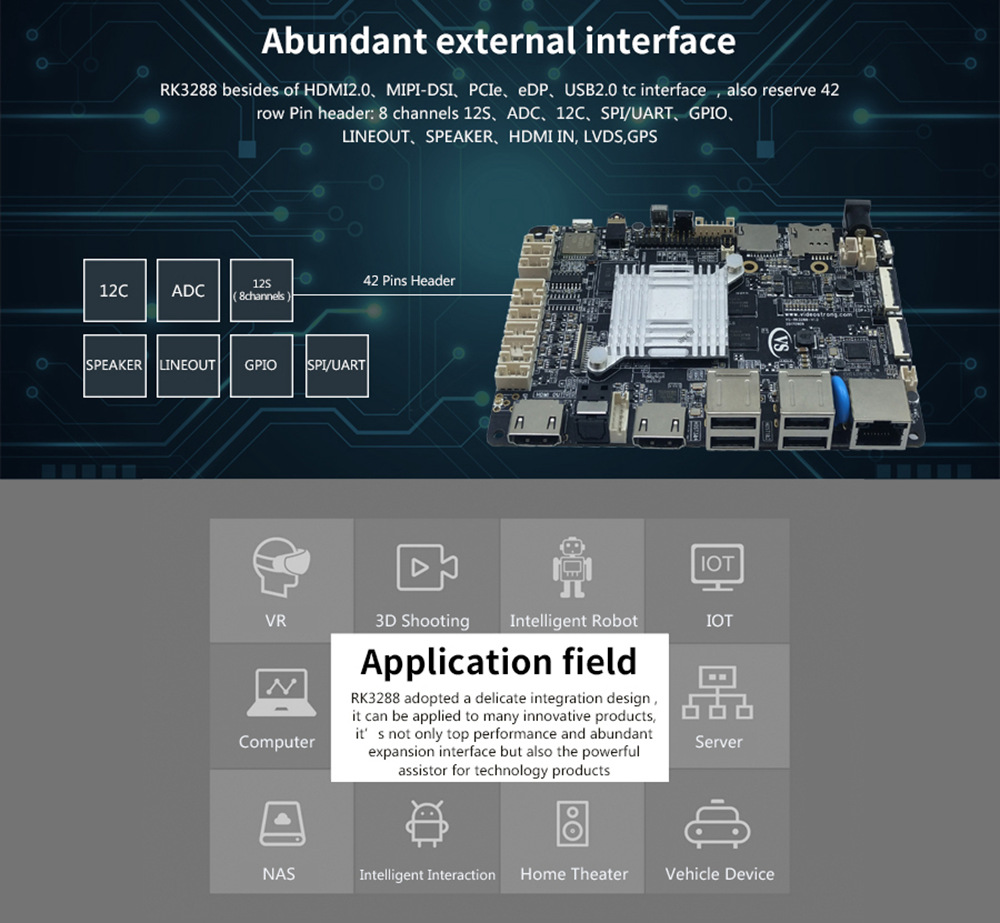 DIY BOX VS-RK3288 Super Development Board