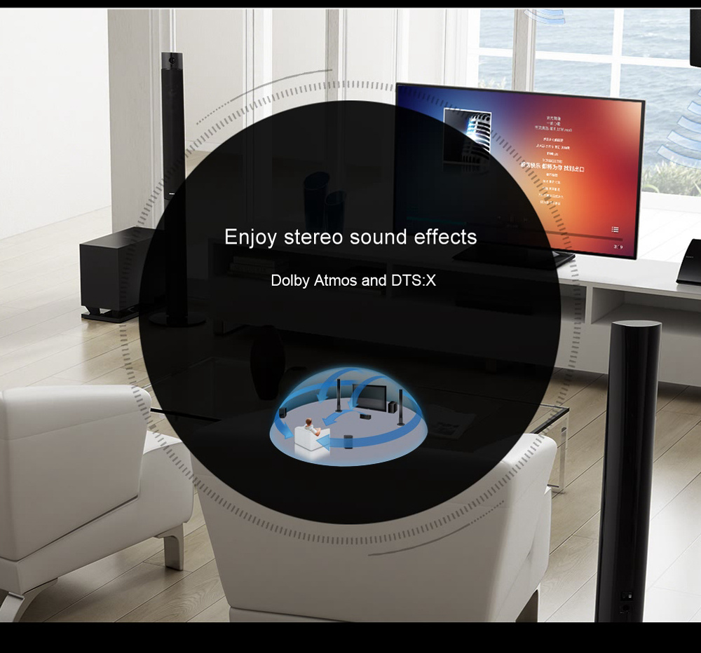 Egreat A11 Hi3798CV200 3D Blu-ray Media Player Dolby Atoms DTS X