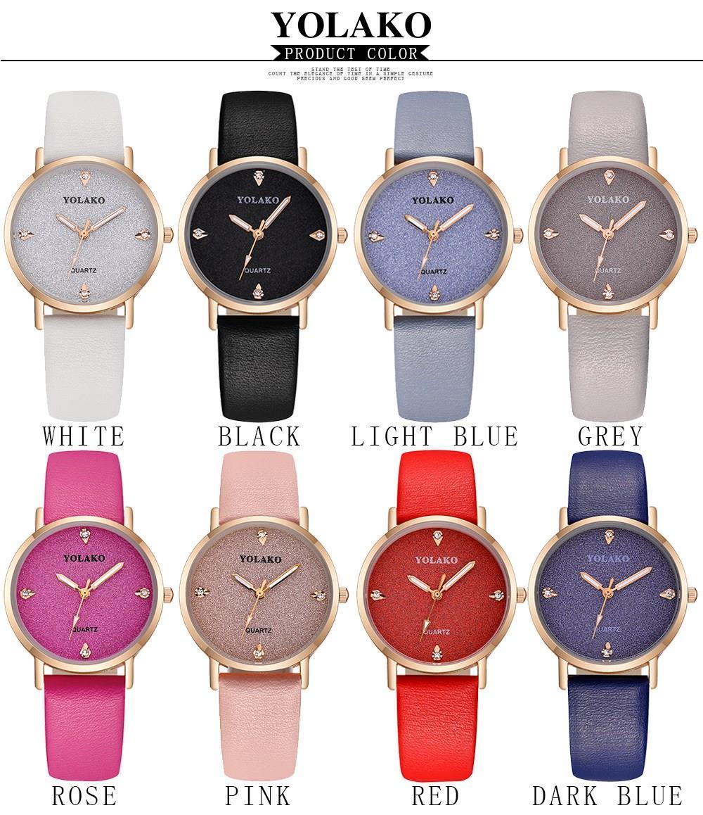 YOLAKO YK58 Women Quartz Watch Dark Blue
