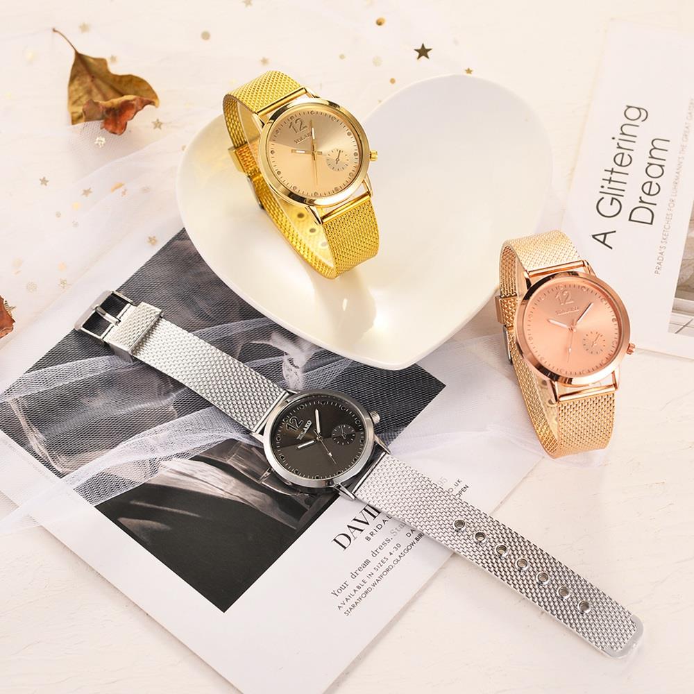 YOLAKO YK114 Casual Quartz Watch Gold