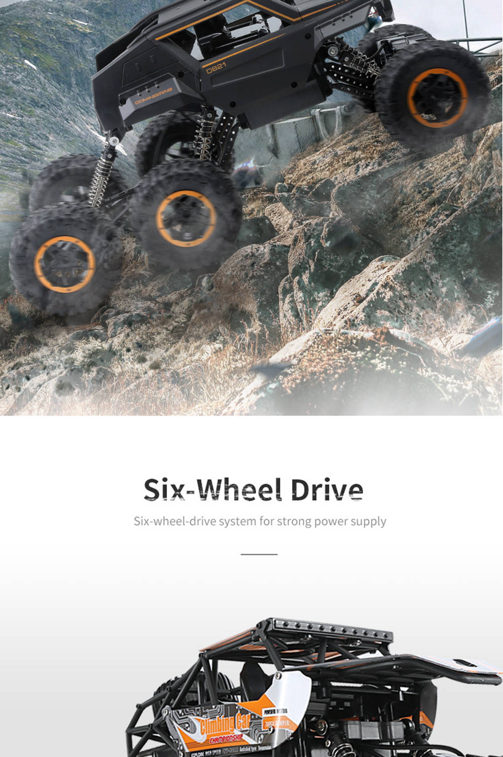 JJRC Q51 MAX 2.4G 1:12 6WD Off-road RC Car RTR C Version