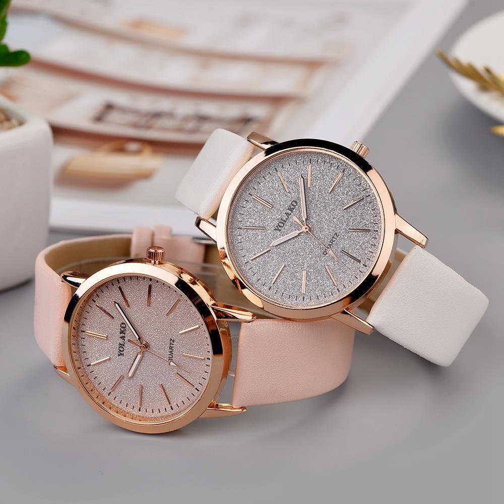 YOLAKO YK68 Women Sparkle Quartz Watch Gray