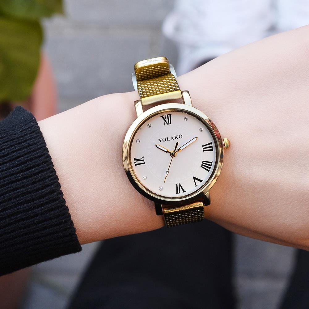 YOLAKO YK04 Women Quartz Watch Gold
