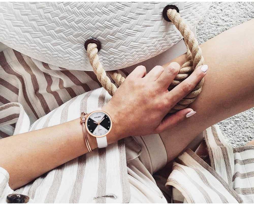 YOLAKO YK35 Women Quartz Watch Black