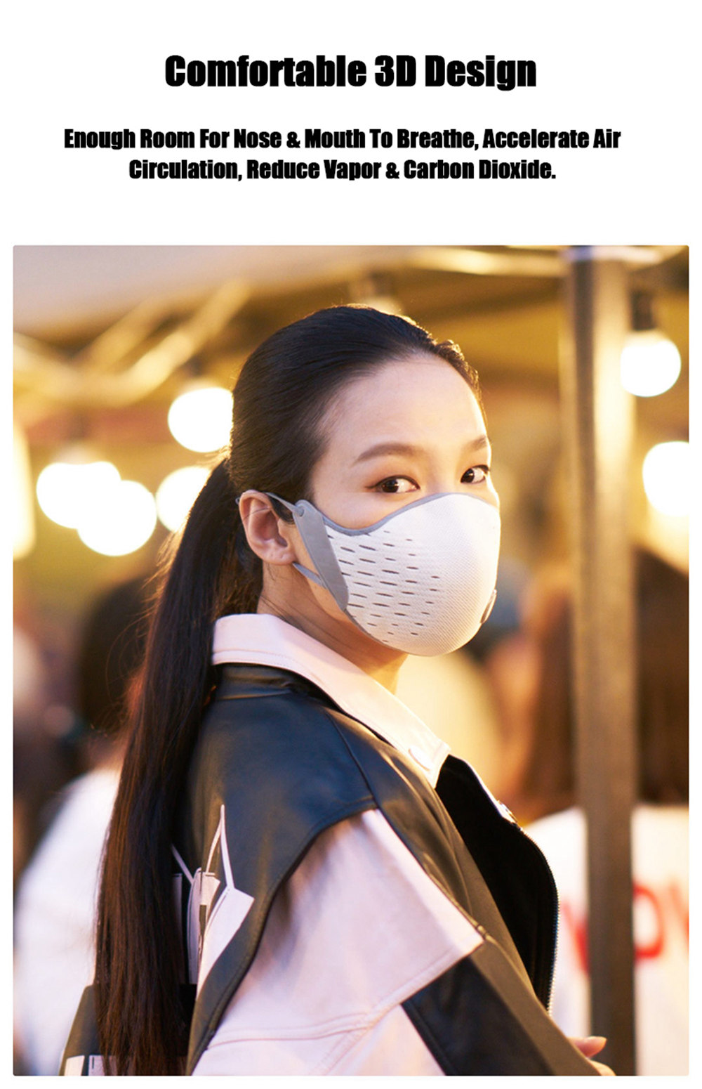 Xiaomi AirPOP Active Anti-haze Face Mask White
