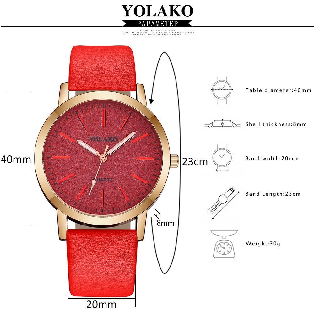 YOLAKO YK68 Women Sparkle Quartz Watch Gray
