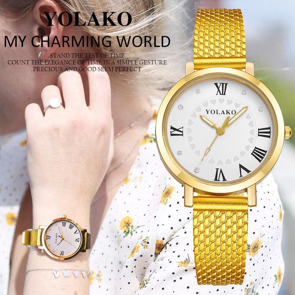 YOLAKO YK04 Women Quartz Watch Gold