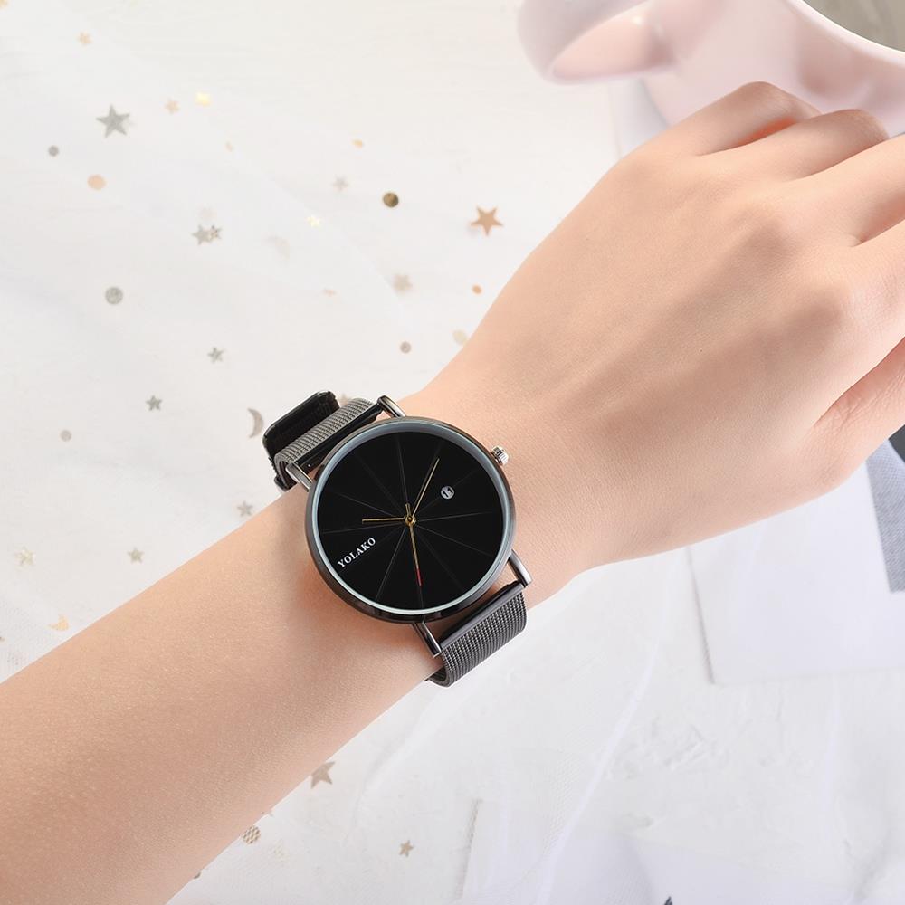 YOLAKO YK121E Casual Quartz Watch Silver Blue