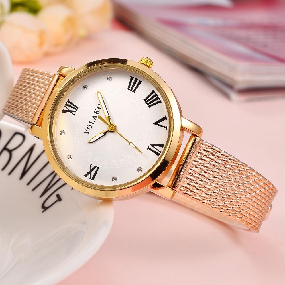 YOLAKO YK04 Women Quartz Watch Gold