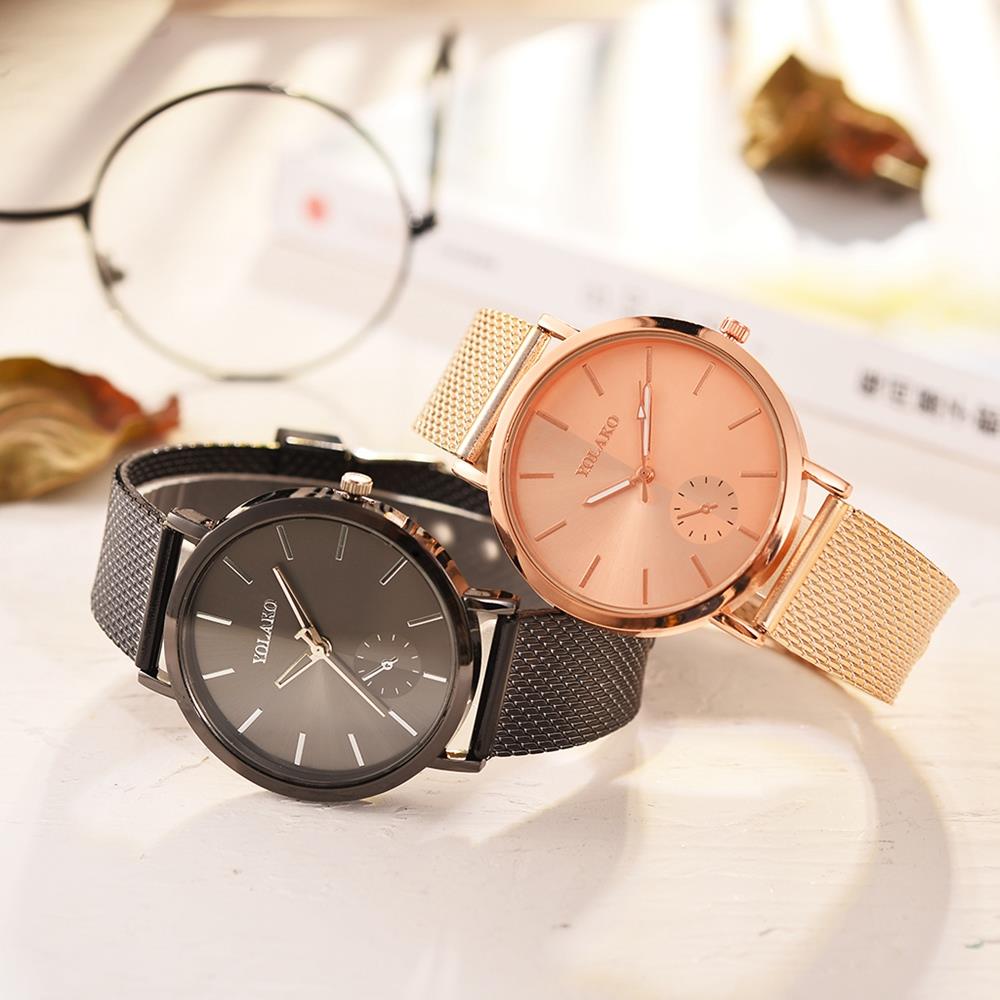 YOLAKO YK119 Casual Quartz Watch Rose Gold