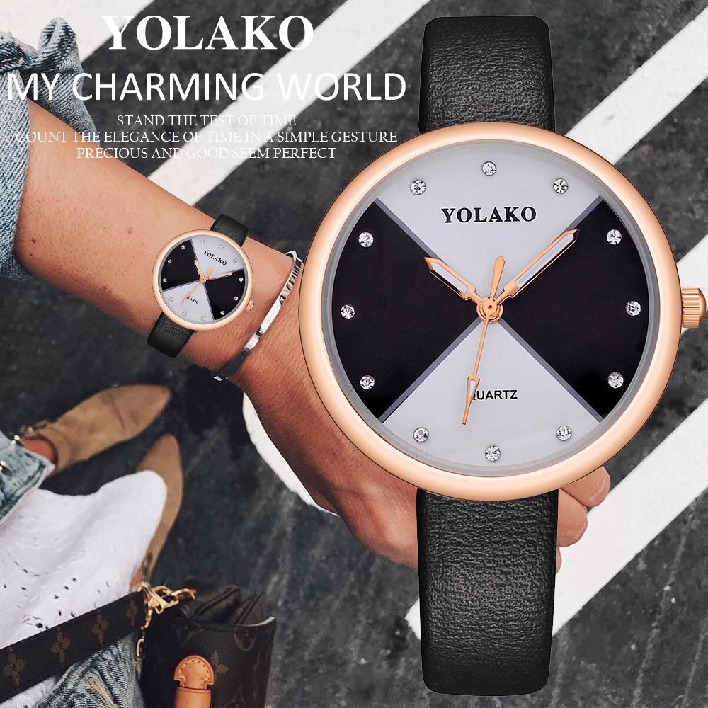 YOLAKO YK35 Women Quartz Watch Light Blue