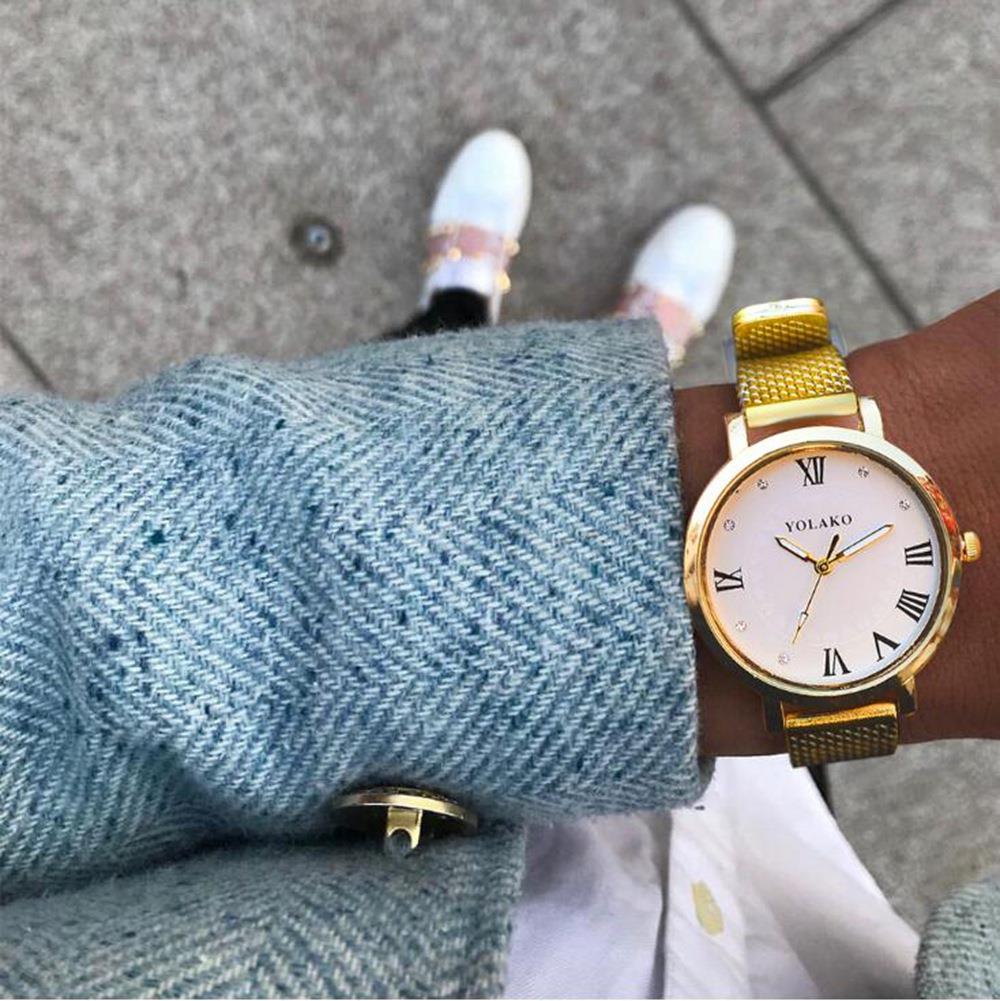 YOLAKO YK04 Women Quartz Watch Black