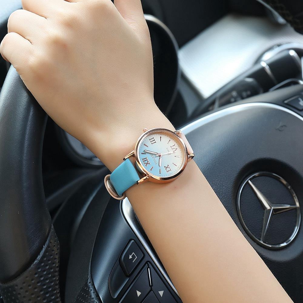 YOLAKO YL01 Women Casual Quartz Watch Blue Beige