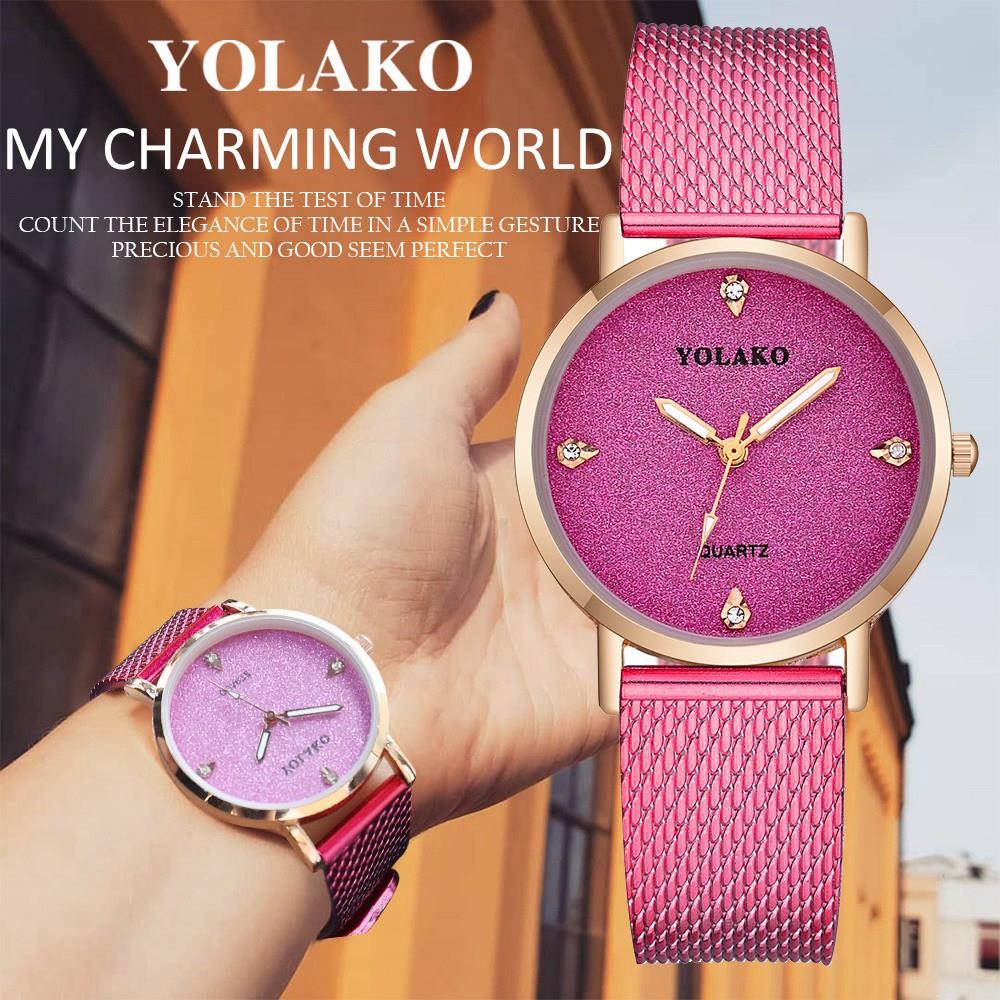 YOLAKO YK59 Women Quartz Watch Silver