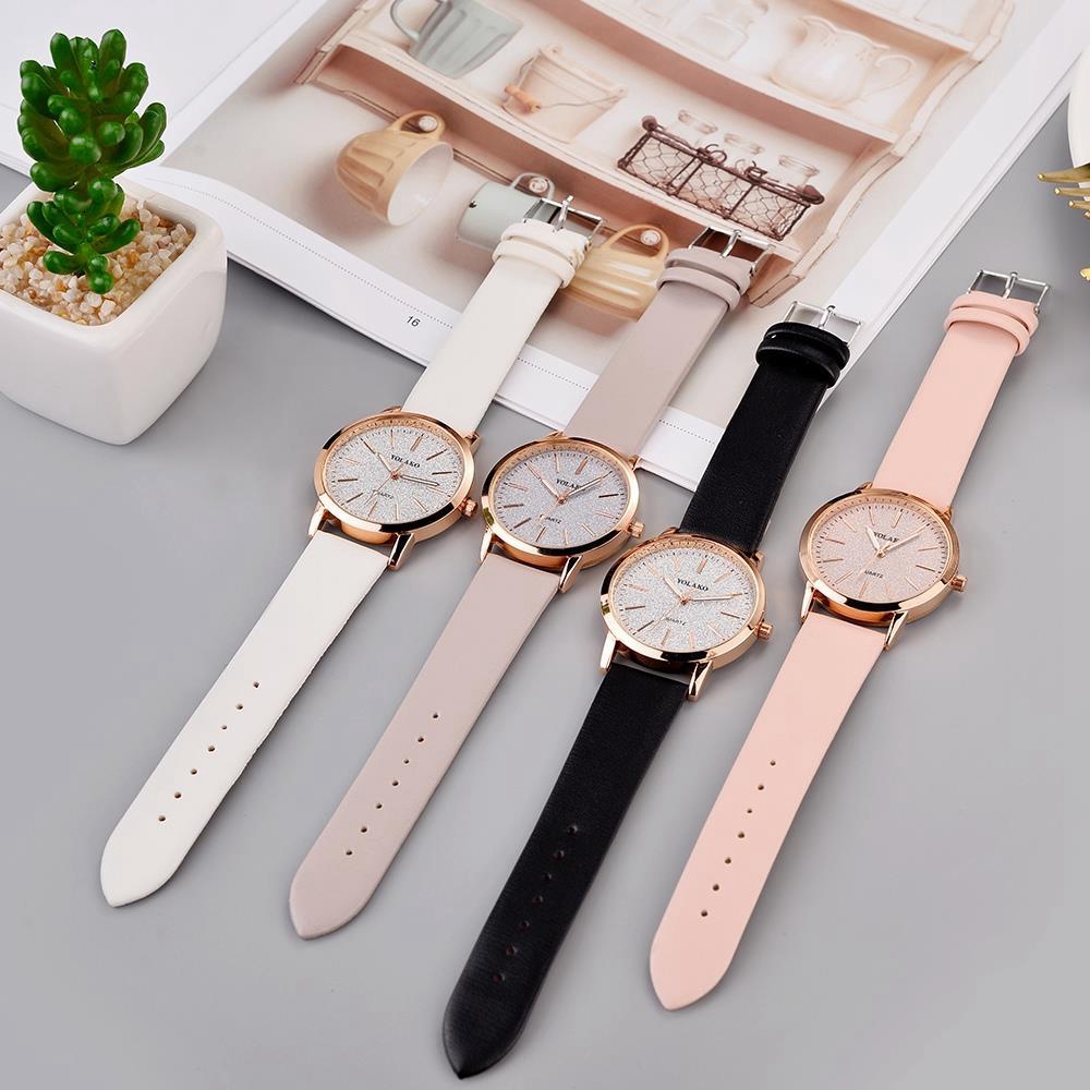 YOLAKO YK68 Women Sparkle Quartz Watch Gray