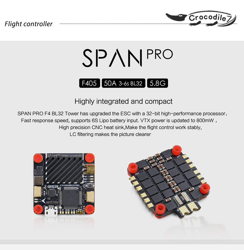 GEPRC Crodocile 7 GEP-LC7-PRO Racing Drone PNP