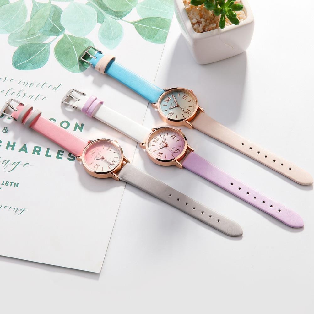 YOLAKO YL01 Women Casual Quartz Watch Blue Beige