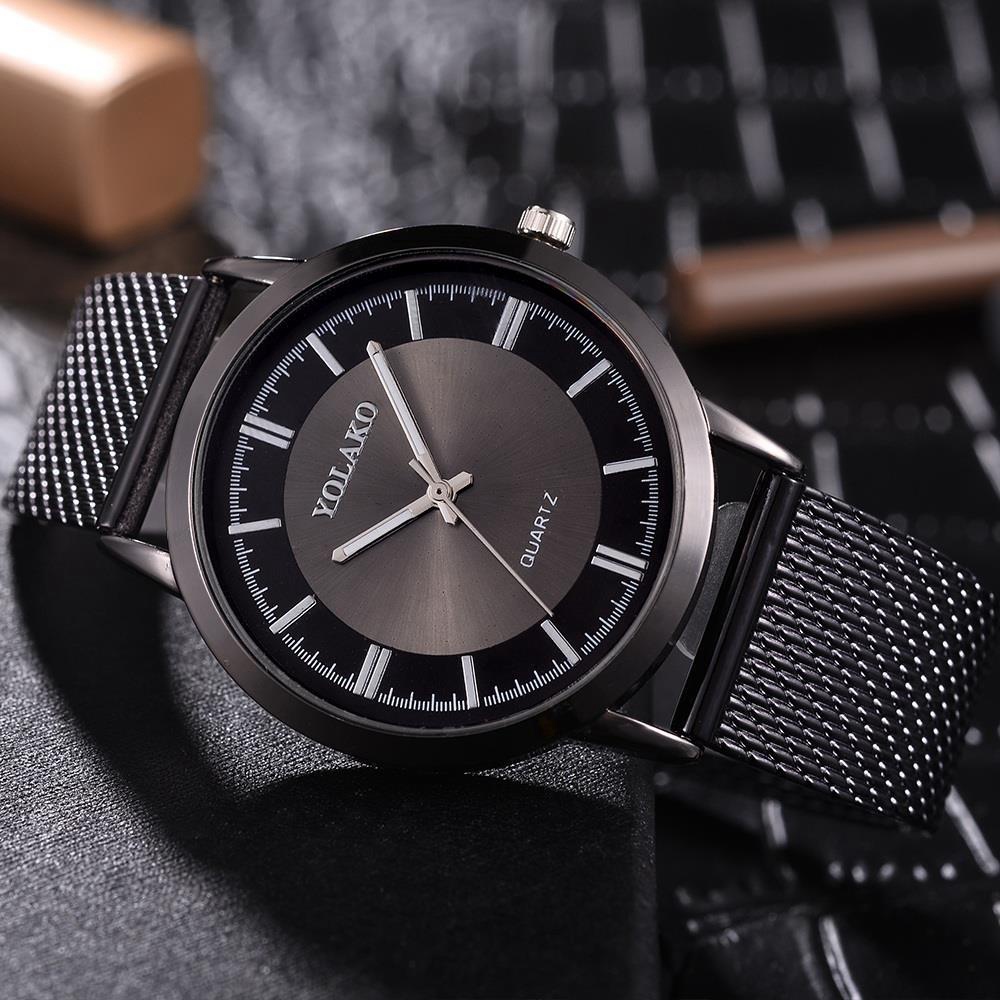 YOLAKO Women Quartz Watch Plastic Strap Rose Gold