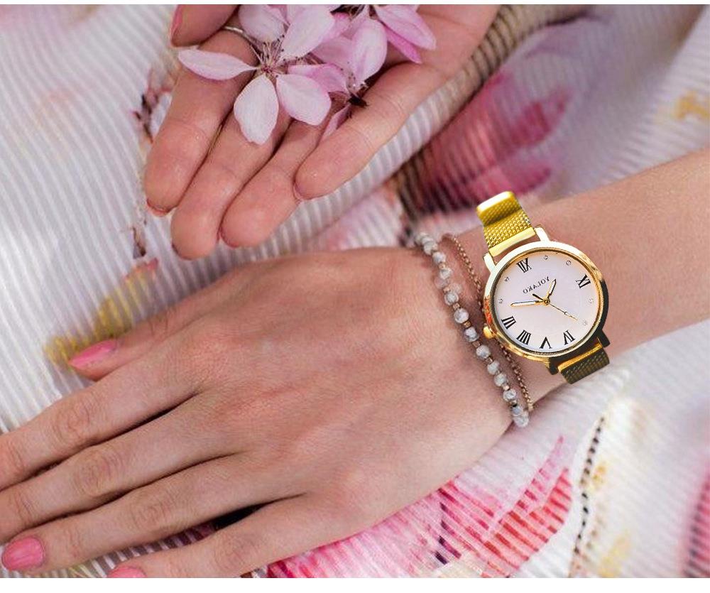 YOLAKO YK04 Women Quartz Watch Beige