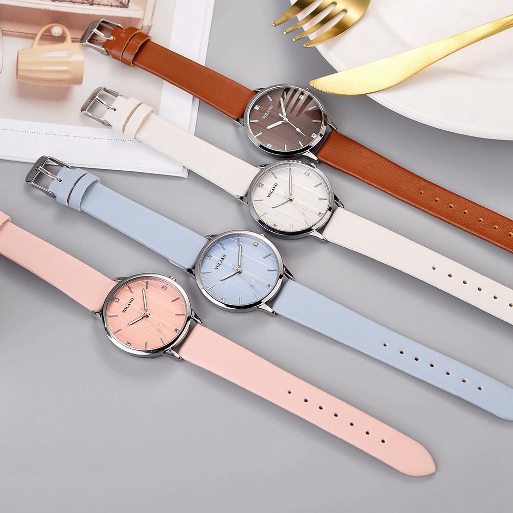 YOLAKO YK38 Women Quartz Watch Light Blue
