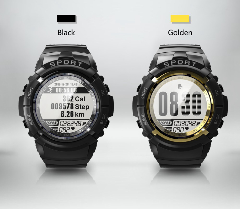 Makibes Mini G01 Sports Smartwatch Dynamic 5ATM 30 Days Standby Golden