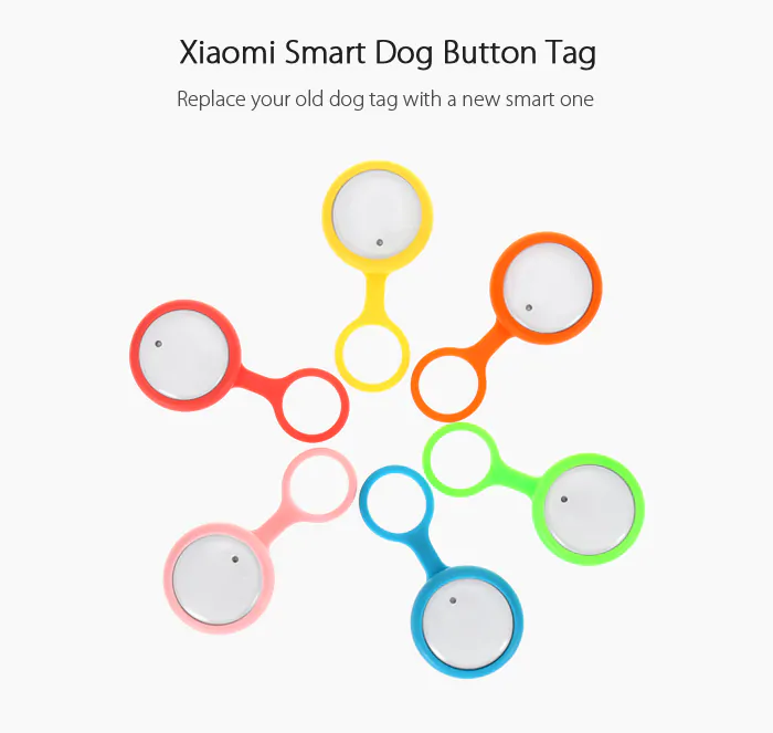 Xiaomi Smart Dog Button Tag Pink