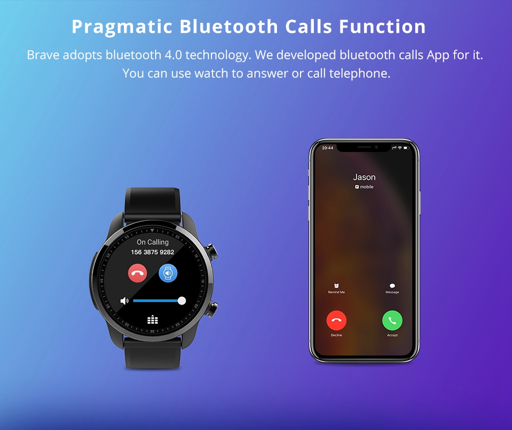 KOSPET Brave 4G Smartwatch Phone Black