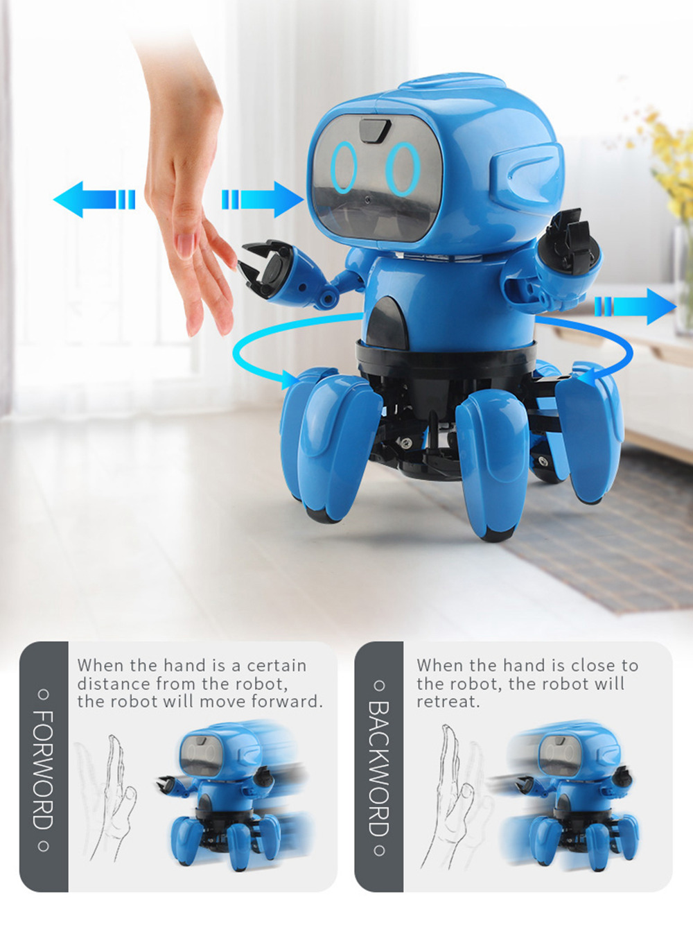 Mofun 991 6-Legged Intelligent Programming RC Robot