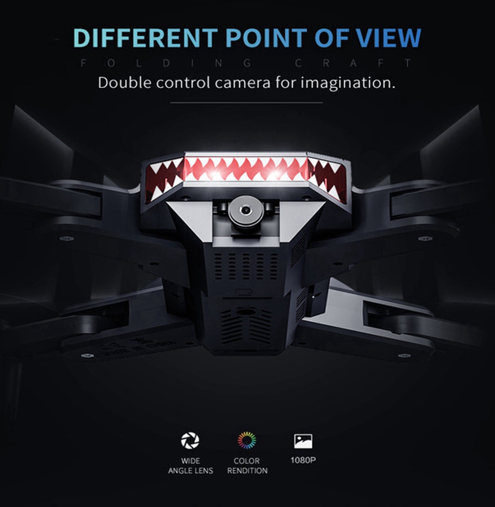VISUO XS809SL WiFi RC Drone RTF Two Battery