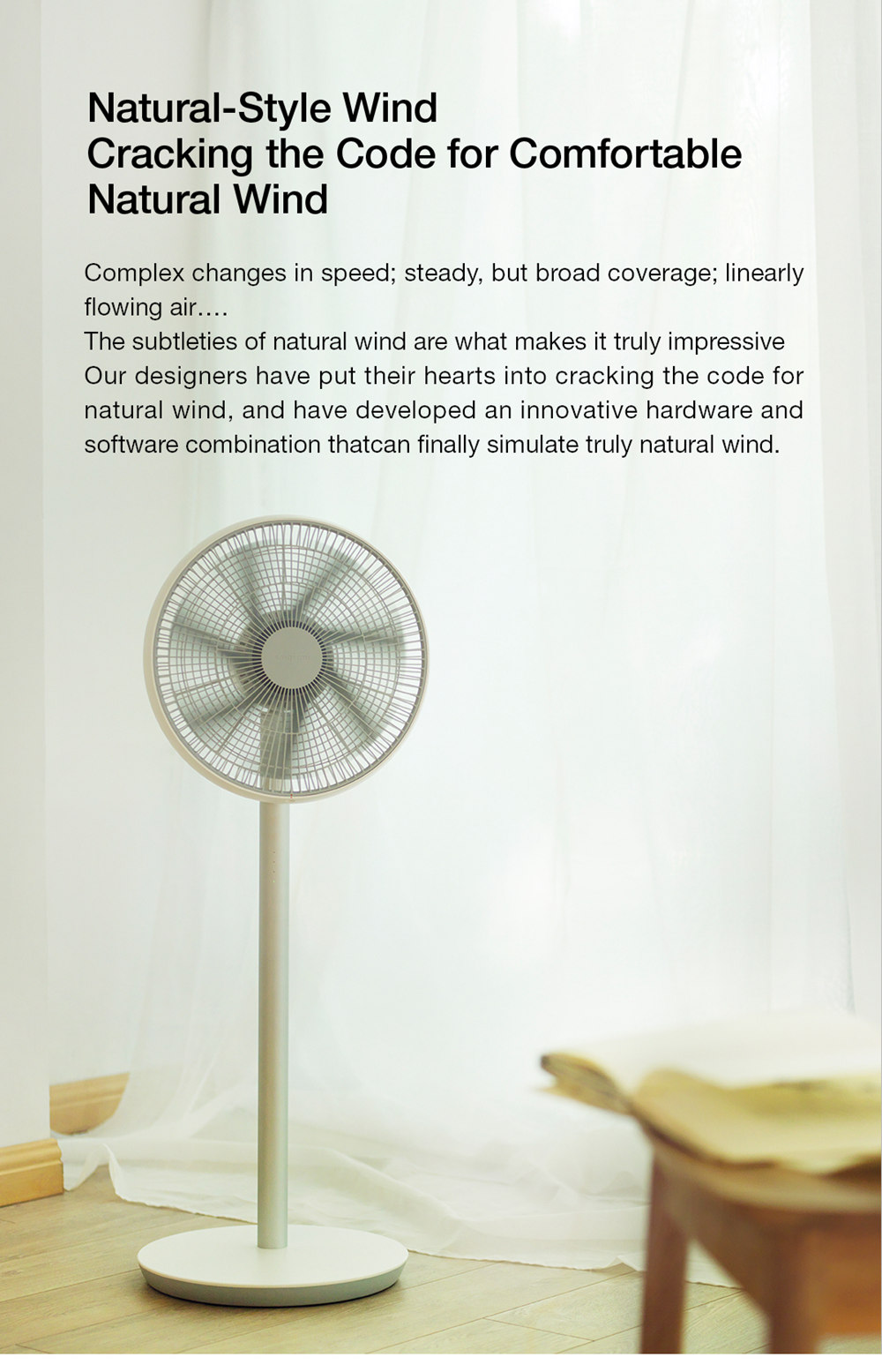 Xiaomi Smartmi Natural Wind Floor Fan 2 White