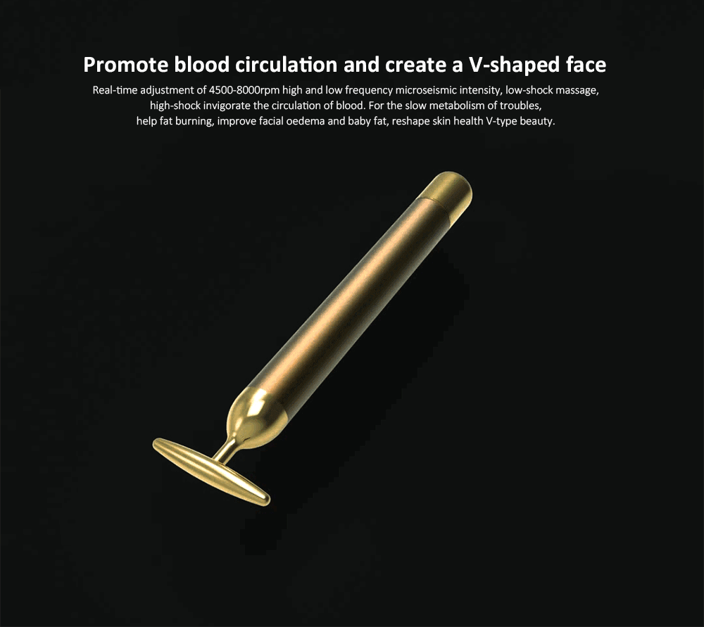 Xiaomi Inface Ms3000 Beauty Stick V Shaped Face Maker Gold