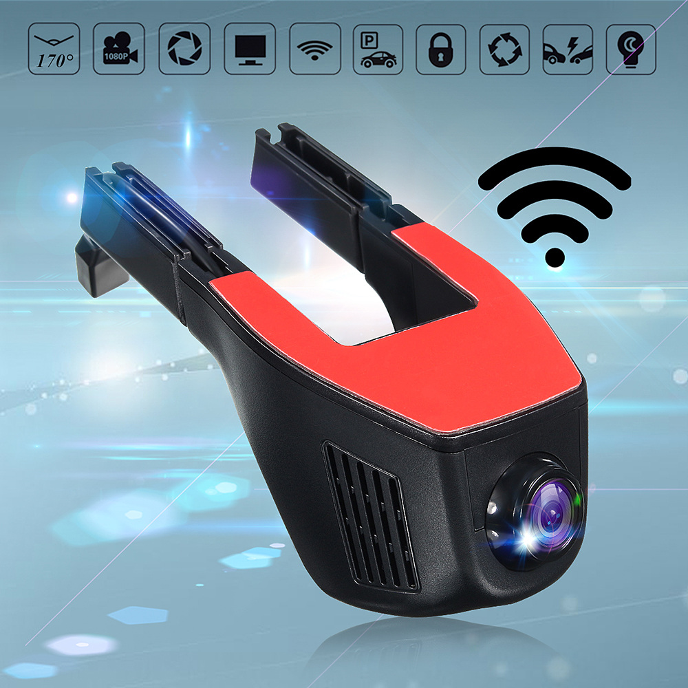 K8123 Hidden Car DVR Dash Cam Black