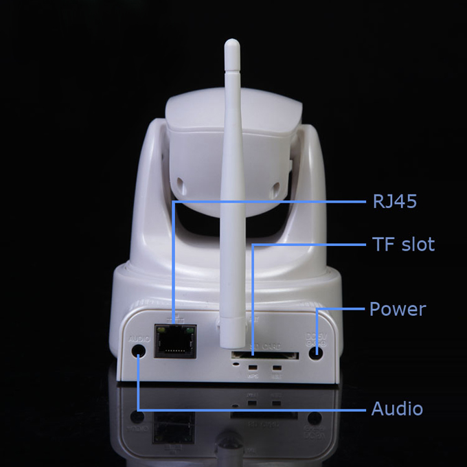 720P Mega Pixel P2P Plug and Play Two-Way Audio Security Wireless IP ...