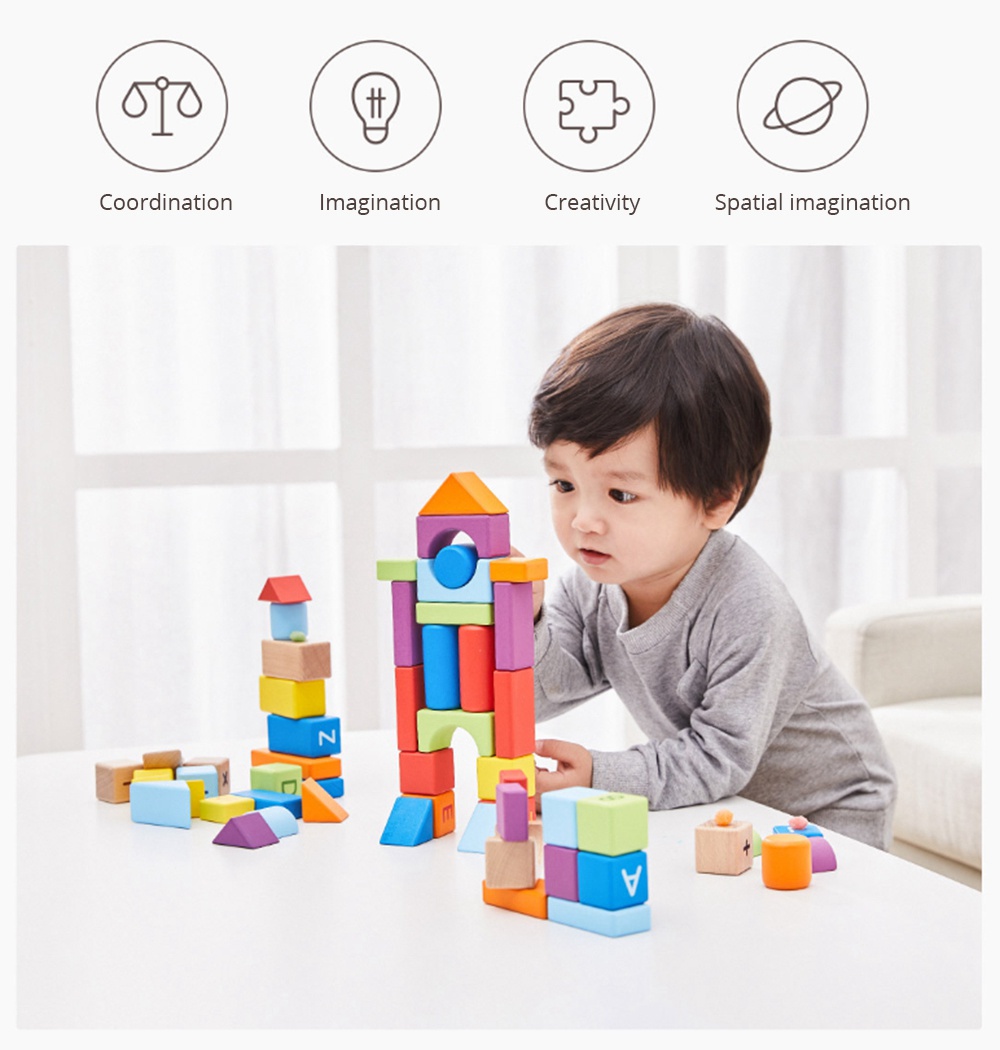Xiaomi Beva 60PCS Building Blocks Puzzle Toy Colorful