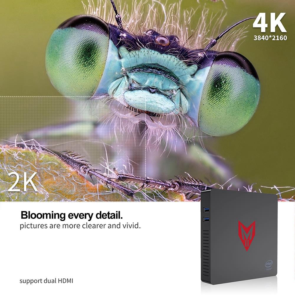 MII Intel Apollo Lake J3355 4GB/64GB Windows 10 Mini PC