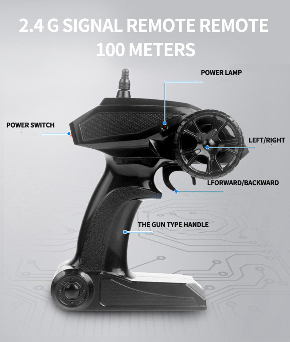 MN Model MN-45 RC Car with LED Light RTR Silver