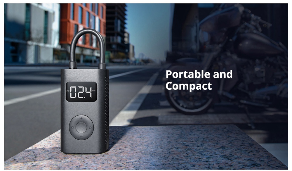 Xiaomi Portable USB Rechargeable Electric Inflatable Pump Black