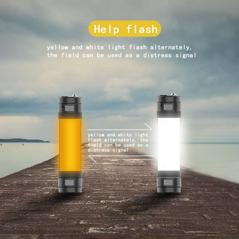 WLD A24 USB Rechargeable Waterproof Outdoor Flashlight