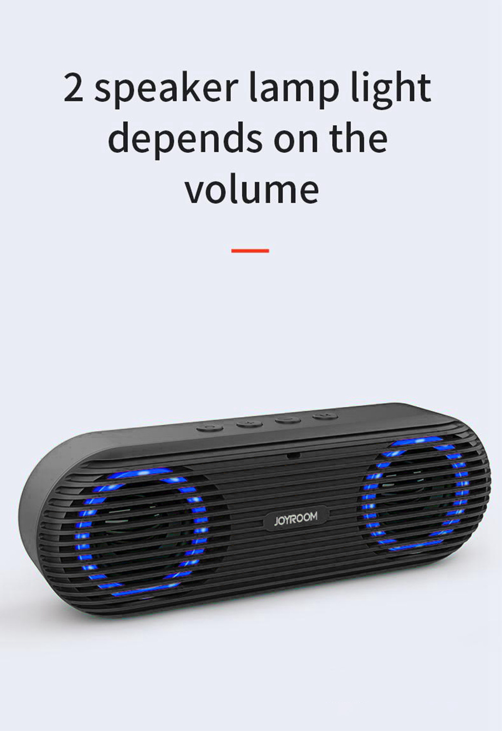 Joyroom JR-M01S Portable Bluetooth Speaker White