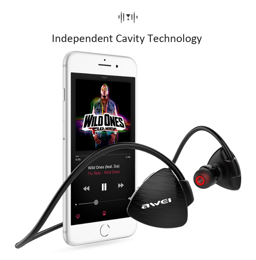 Awei A847BL Blutooth Earphones Black