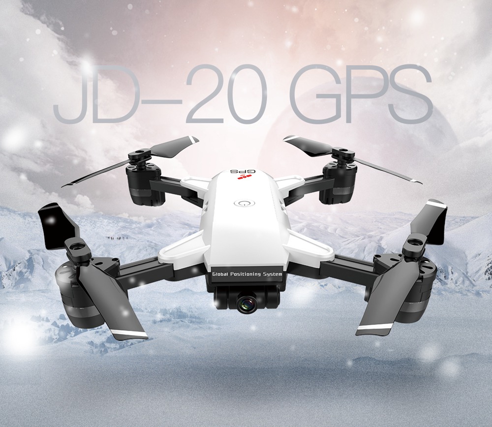 JDRC JD-20 1080P RC Drone RTF White