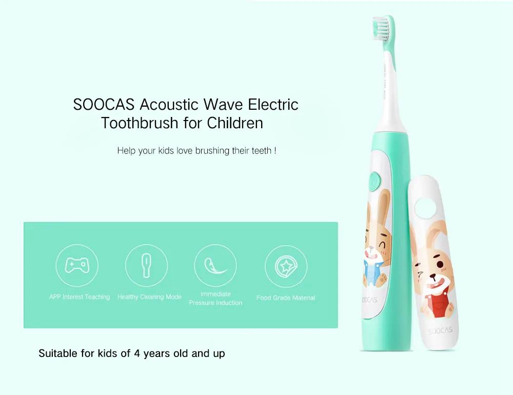SOOCAS C1 Children Sonic Electric Toothbrush White