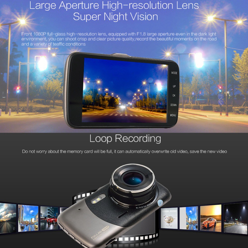 Anytek B50 1080P Car DVR Night Vision